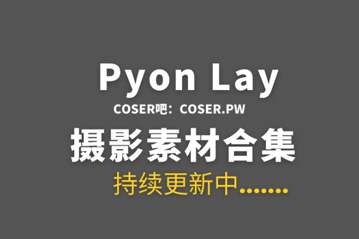 国外coser Pyon Lay 24套COS作品素材合集[852P/2.61GB] – Coser吧